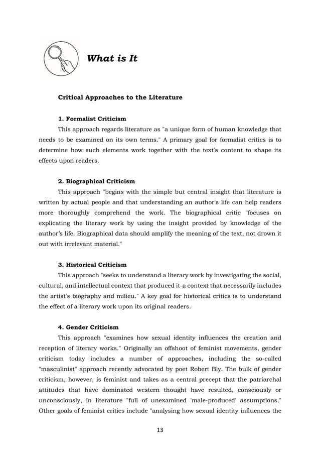 EAPP Quarter 1 – Module 5 Critique Writing.pdf | Homework and Study ...