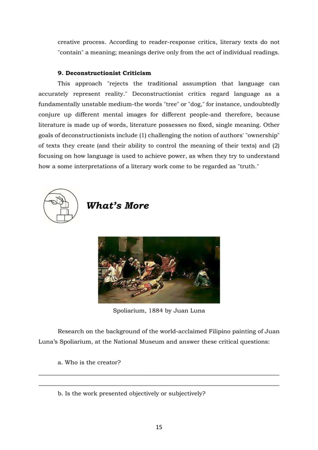 EAPP Quarter 1 – Module 5 Critique Writing.pdf | Homework and Study ...