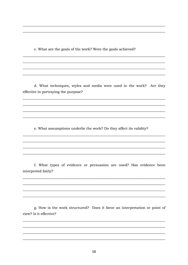 EAPP Quarter 1 – Module 5 Critique Writing.pdf | Homework and Study ...
