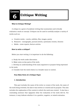 EAPP Quarter 1 – Module 5 Critique Writing.pdf