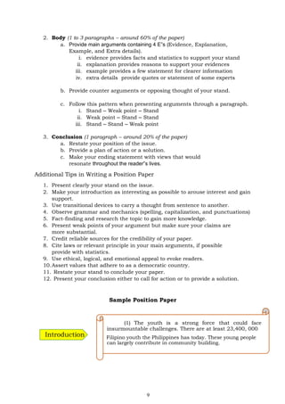 EAPP Quarter2 - Module2_ Writing a Position Paper.pdf