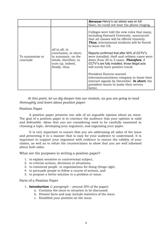 EAPP Quarter2 - Module2_ Writing a Position Paper.pdf