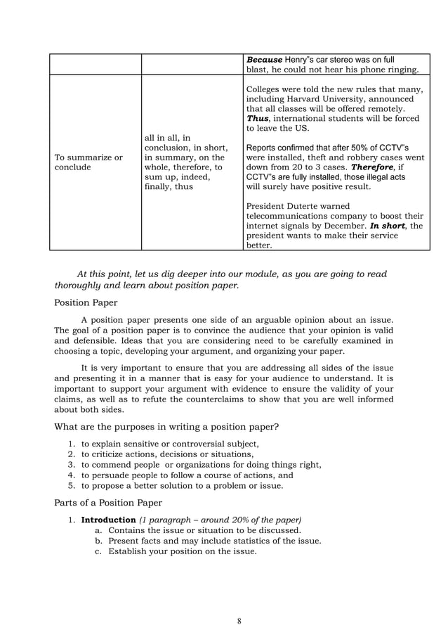 EAPP Quarter2 - Module2_ Writing a Position Paper.pdf