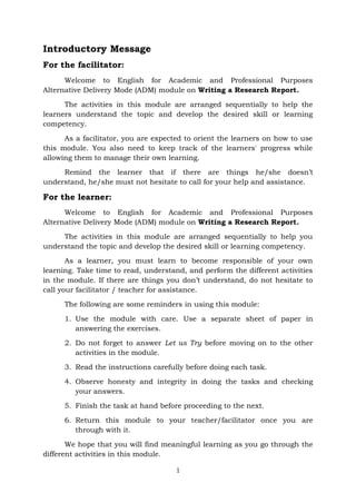 EAPP Quarter2 - Module5_ Writing a Research Report.pdf