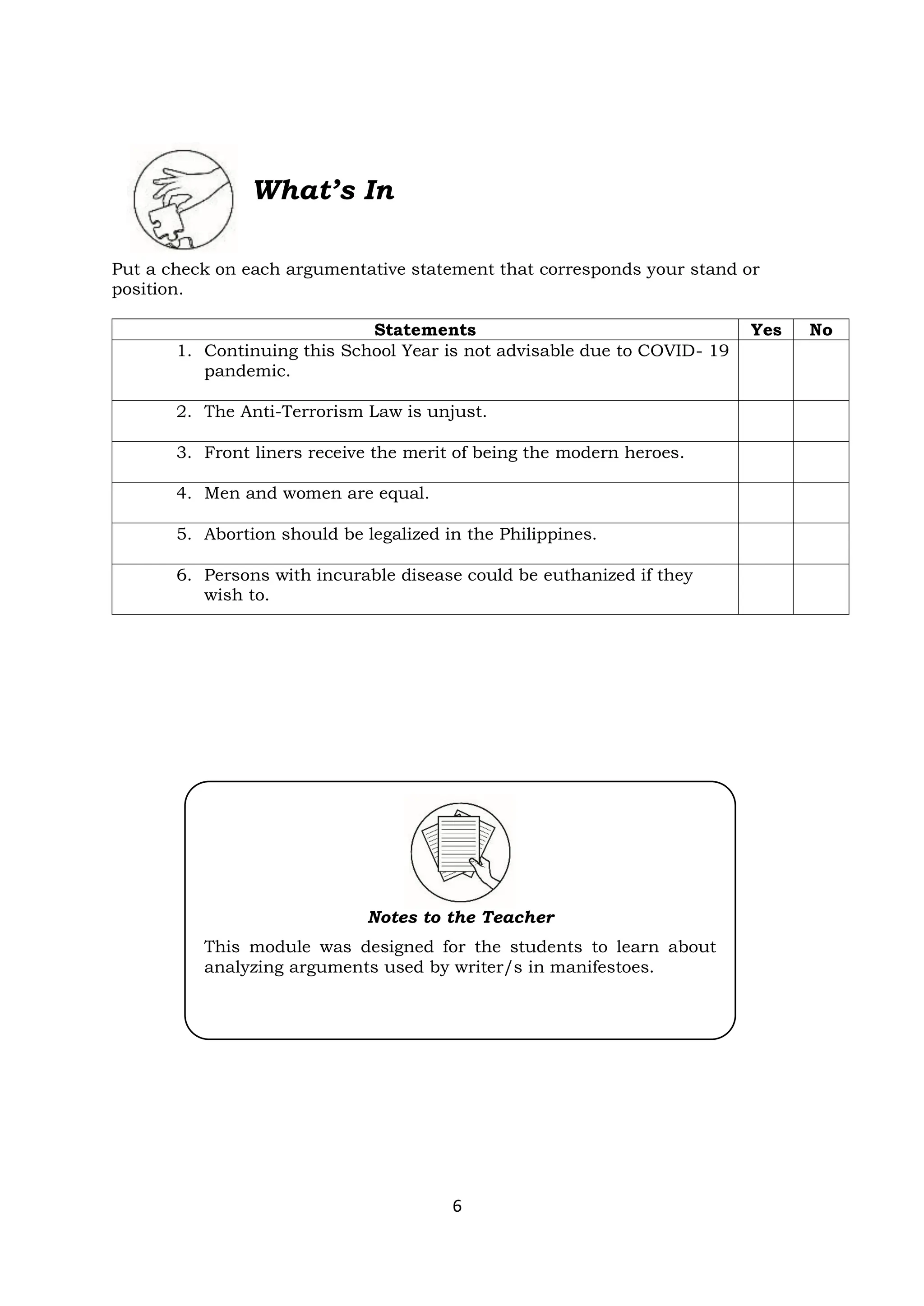 EAPP Quarter 2 – Module 1 Arguments in Manifestoes.pdf