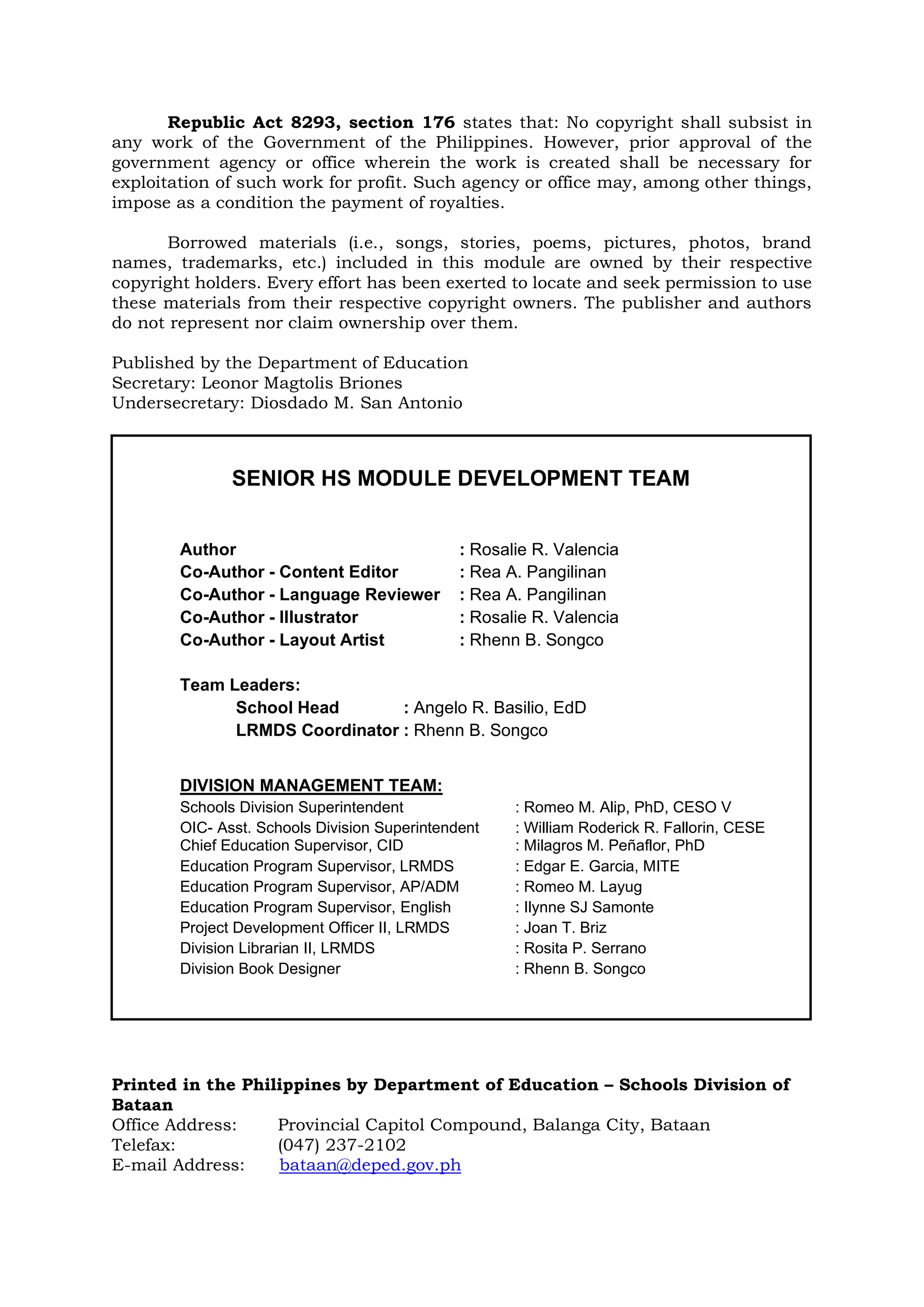 EAPP Quarter 2 – Module 2 Stand on Issues Supported by Factual Evidences.pdf