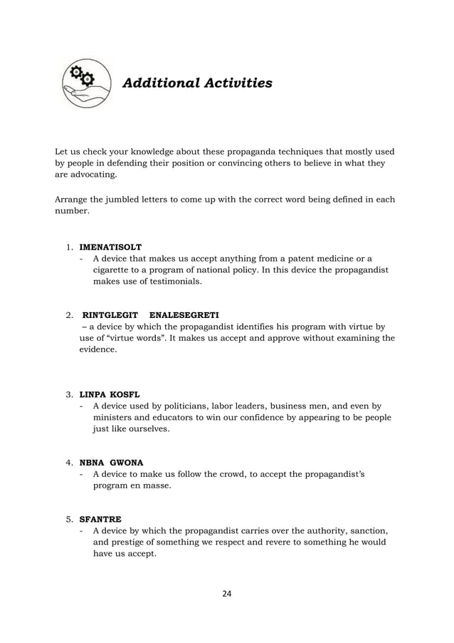 EAPP Quarter 2 – Module 2 Stand on Issues Supported by Factual ...
