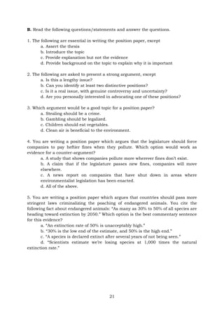 EAPP Quarter 2 – Module 3 Writing Various Kinds of Position Paper .pdf