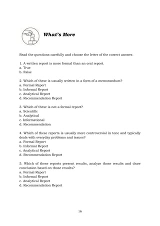 EAPP Quarter 2 – Module 4 Objectives and Structures of Various Kinds of ...