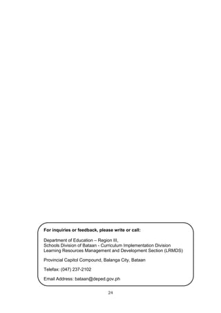 EAPP Quarter 2 – Module 4 Objectives and Structures of Various Kinds of ...