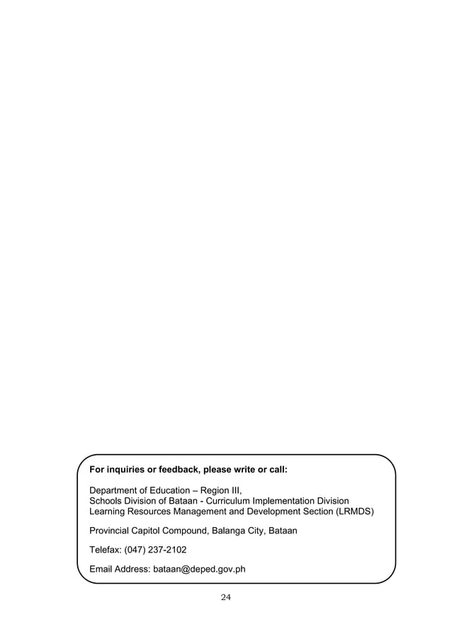 EAPP Quarter 2 – Module 4 Objectives and Structures of Various Kinds of ...