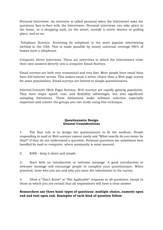 EAPP Quarter 2 – Module 5 Designing, Testing, and Revising Survey ...