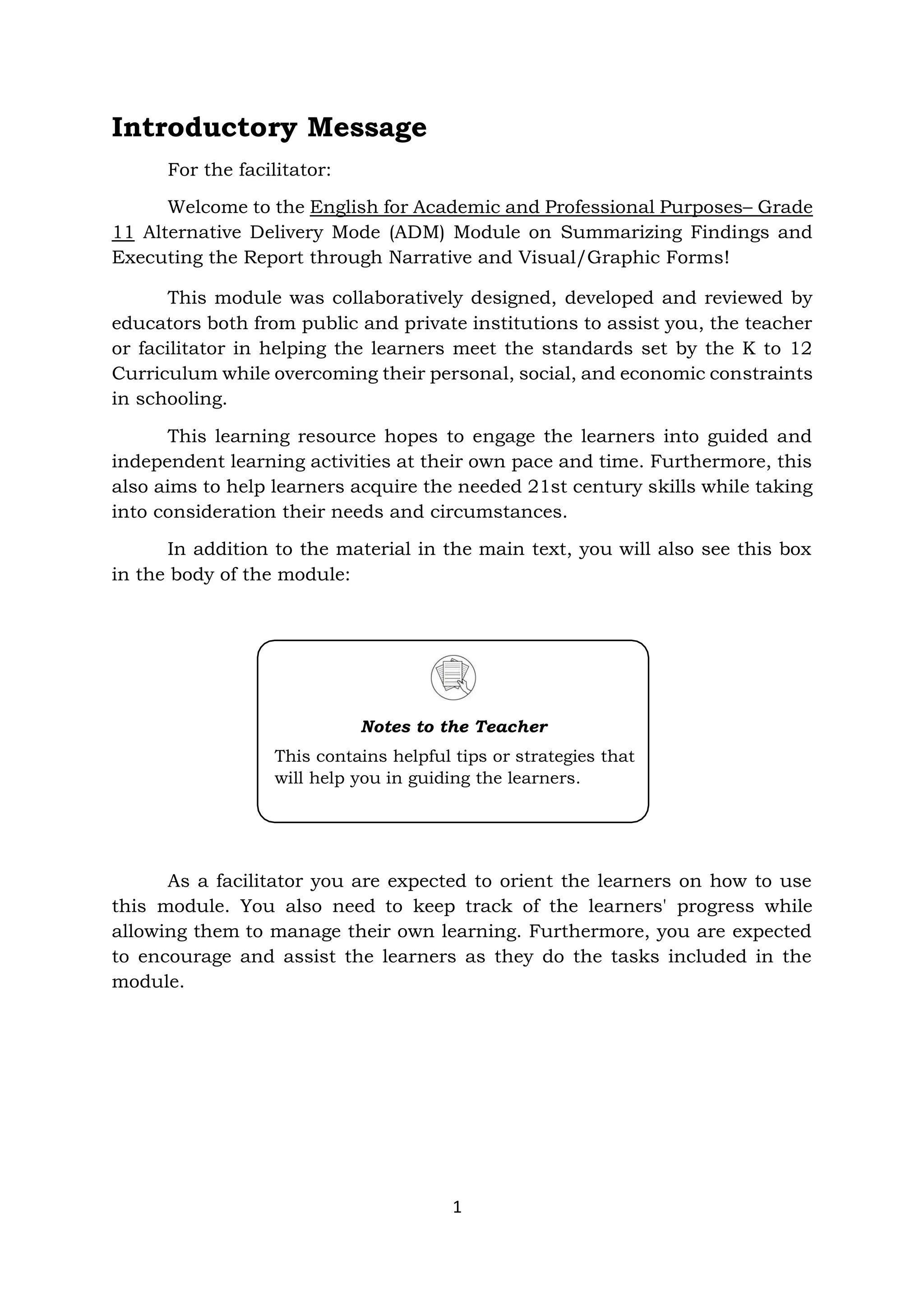 EAPP Quarter 2 – Module 7 Summarizing Findings and Executing the Report thru...pdf