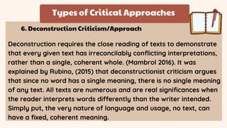 EAPP_Report - GROUP 1 - MODULE 6 - CRITICAL APPROACHES.pptx
