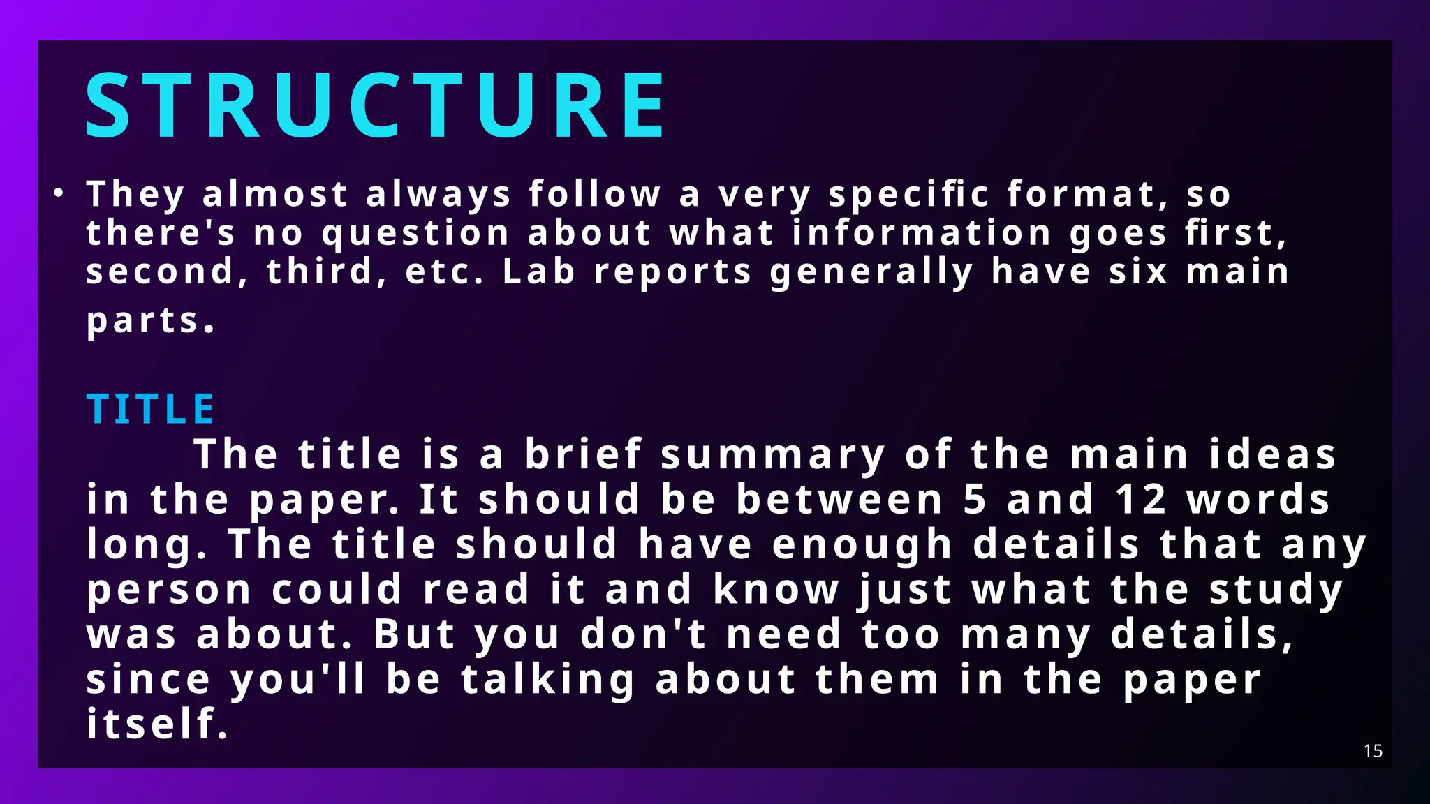 EAPP STRUCTURE OF VARIOUS KINDS OF REPORTS .pptx
