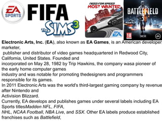 ELECTRONIC ARTS | PPTX