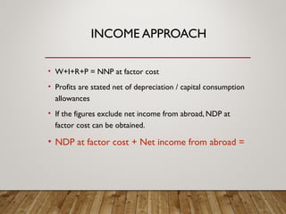 NATIONAL INCOME COMPUTATION | PPT