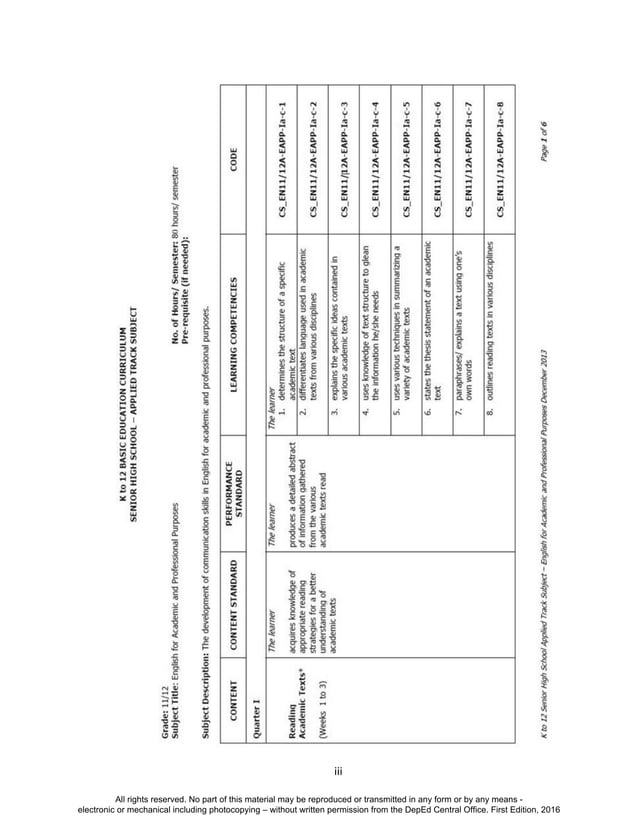 English for Academic and Professional Purposes Teacher's Guide | PDF