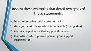 EAPP Thesis statement.pptx | Smoking Cessation | Wellness