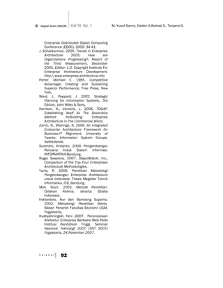 Enterprise Architekture Planning (EAP) puskesmas | PDF