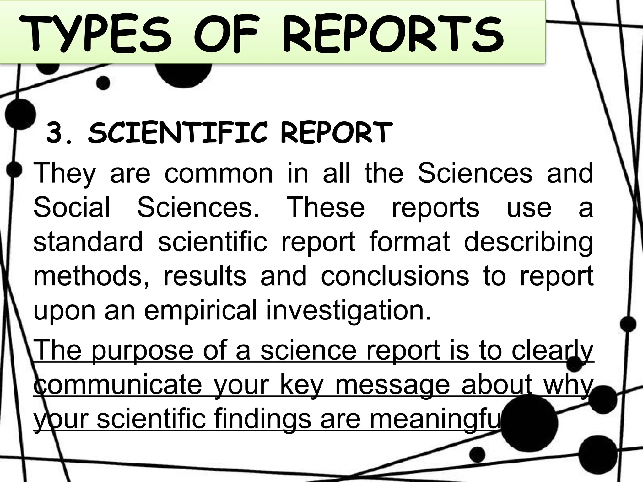 EAPP VARIOUS REPORTS IN ENGLISH FOR SCDA | PPTX