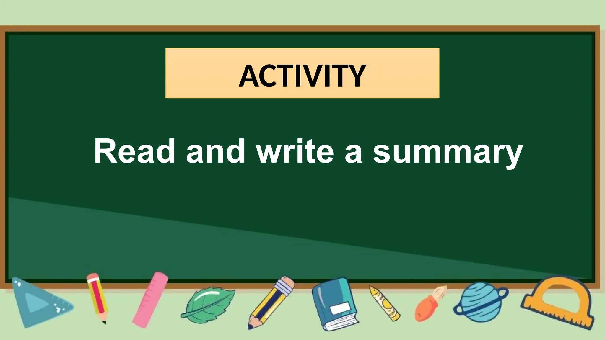 techniques in summarizing variety of academic text | PPTX