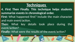 techniques in summarizing variety of academic text | PPTX