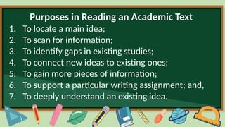 techniques in summarizing variety of academic text | PPTX