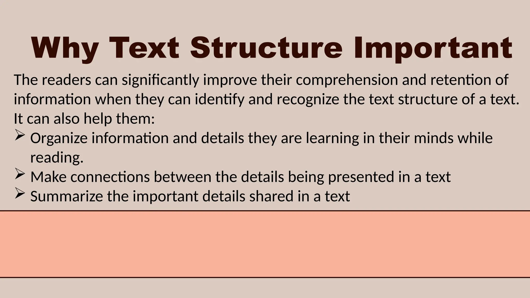 English for Academic Language and Professional Purposes Text Structure ...
