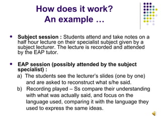 EAP - Approaches to Course Design and Methodology | PPT | Professional ...