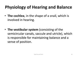 Ear Anatomy & Physiology | PPT