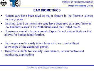 Ear Biometrics | PPT