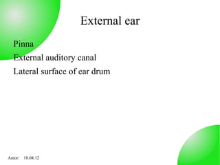 Earache discharge and ear ache | ODP
