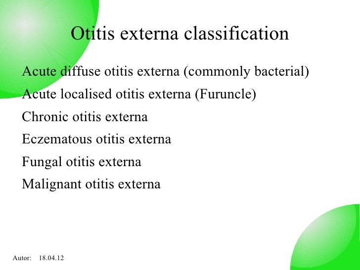 Otitis Externa Furuncle