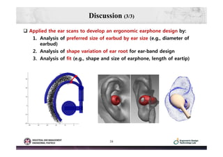3D Ear Anthropometry for Earphone Design | PDF