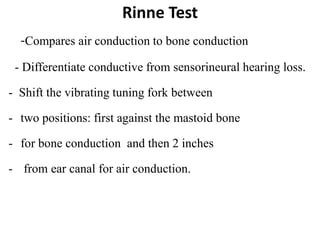 Ear assessment | PPTX