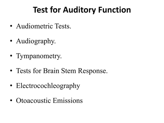 Ear assessment | PPTX