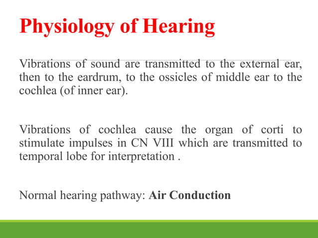 Ear assessment.pptx | Ear, Nose and Throat Conditions | Diseases and ...