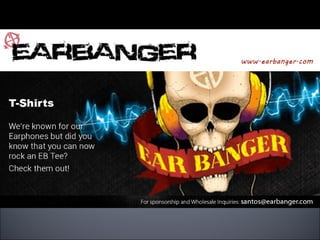 Earbanger earphones | PPT