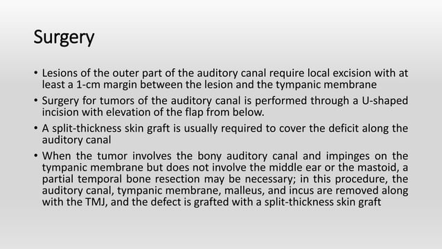 Ear carcinoma | PPTX | Ear, Nose and Throat Conditions | Diseases and ...