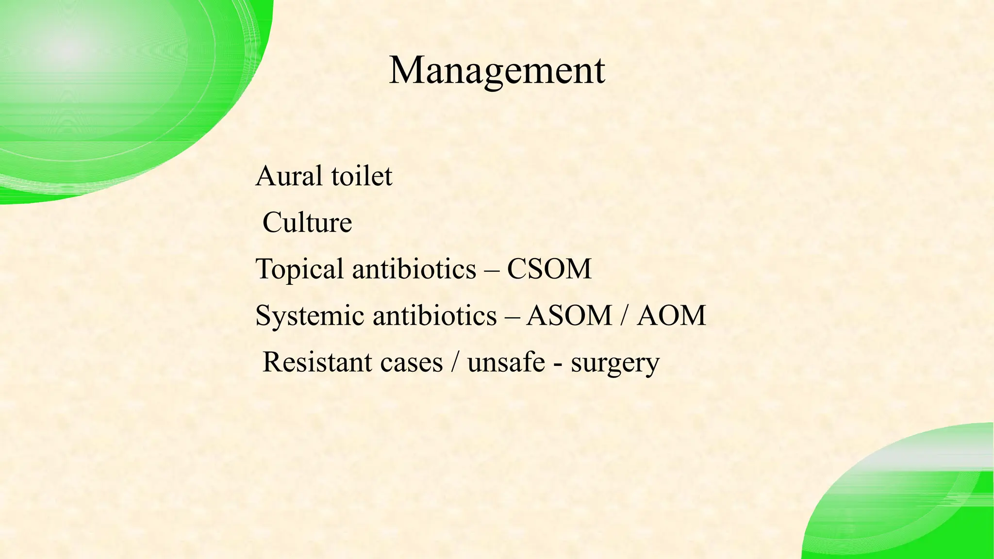 Management of Ear Discharge and otorrhoea.pptx