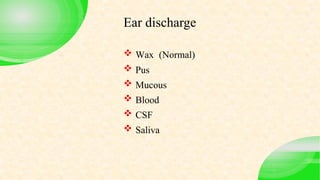 Management of Ear Discharge and otorrhoea.pptx