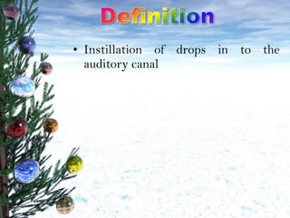 Ear drops | PPT