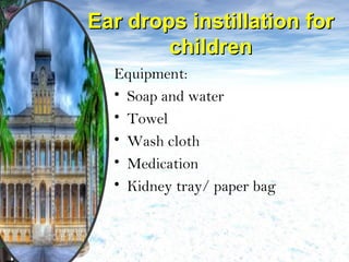 Ear drops | PPT