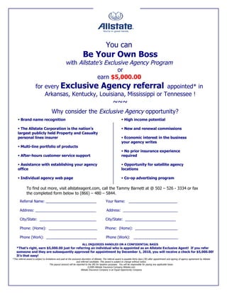 $5,000 Referral Letter | PDF