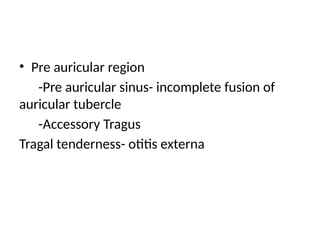 Clinical examination of ear region .pptx