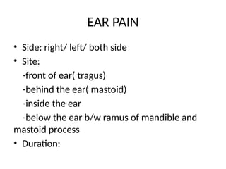 Clinical examination of ear region .pptx