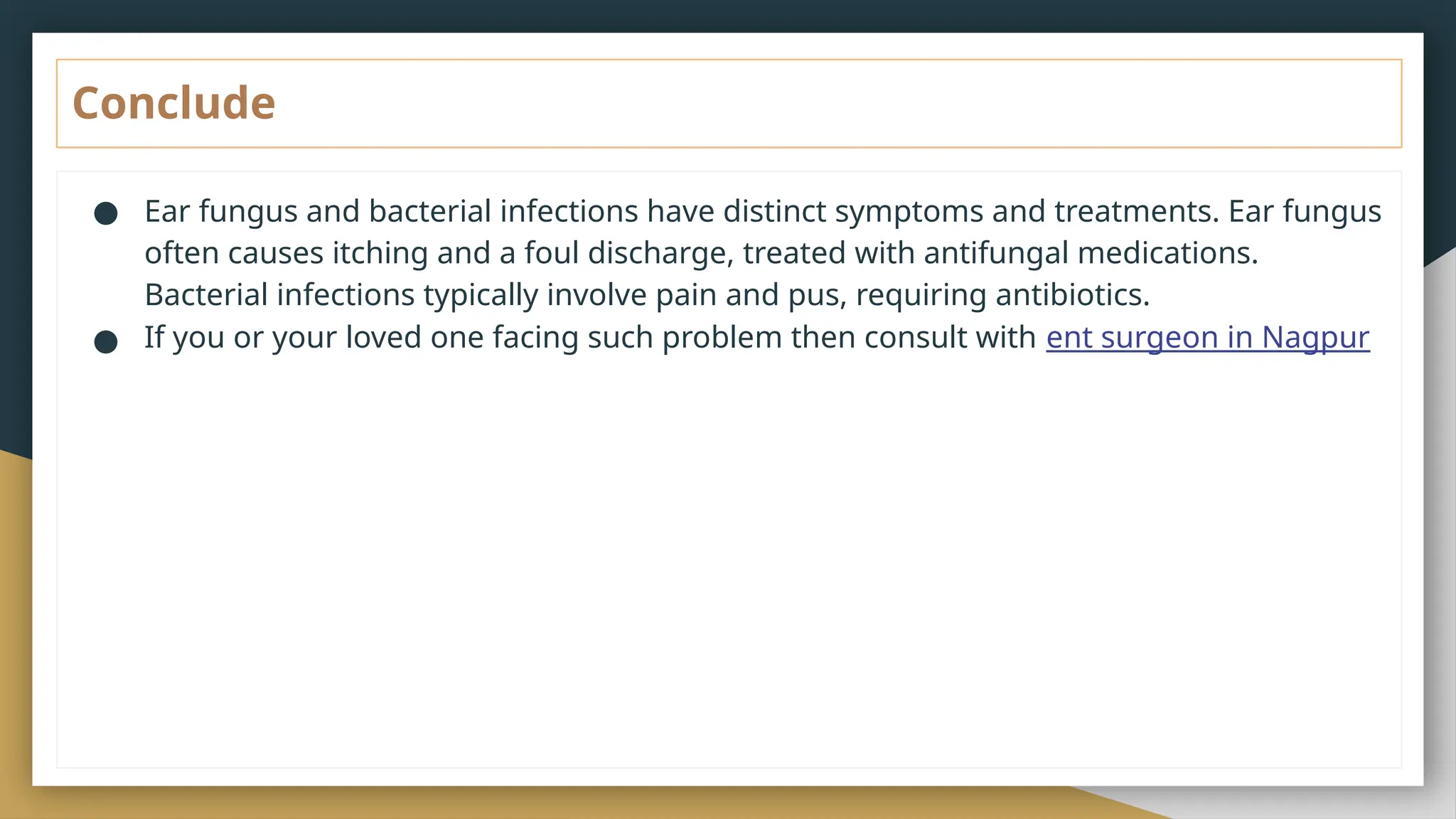 Ear Fungus vs. Bacterial Infections.pptx