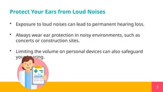 Ear Health Tips | Get A Better Hearing Expereince | PPTX | Ear, Nose ...