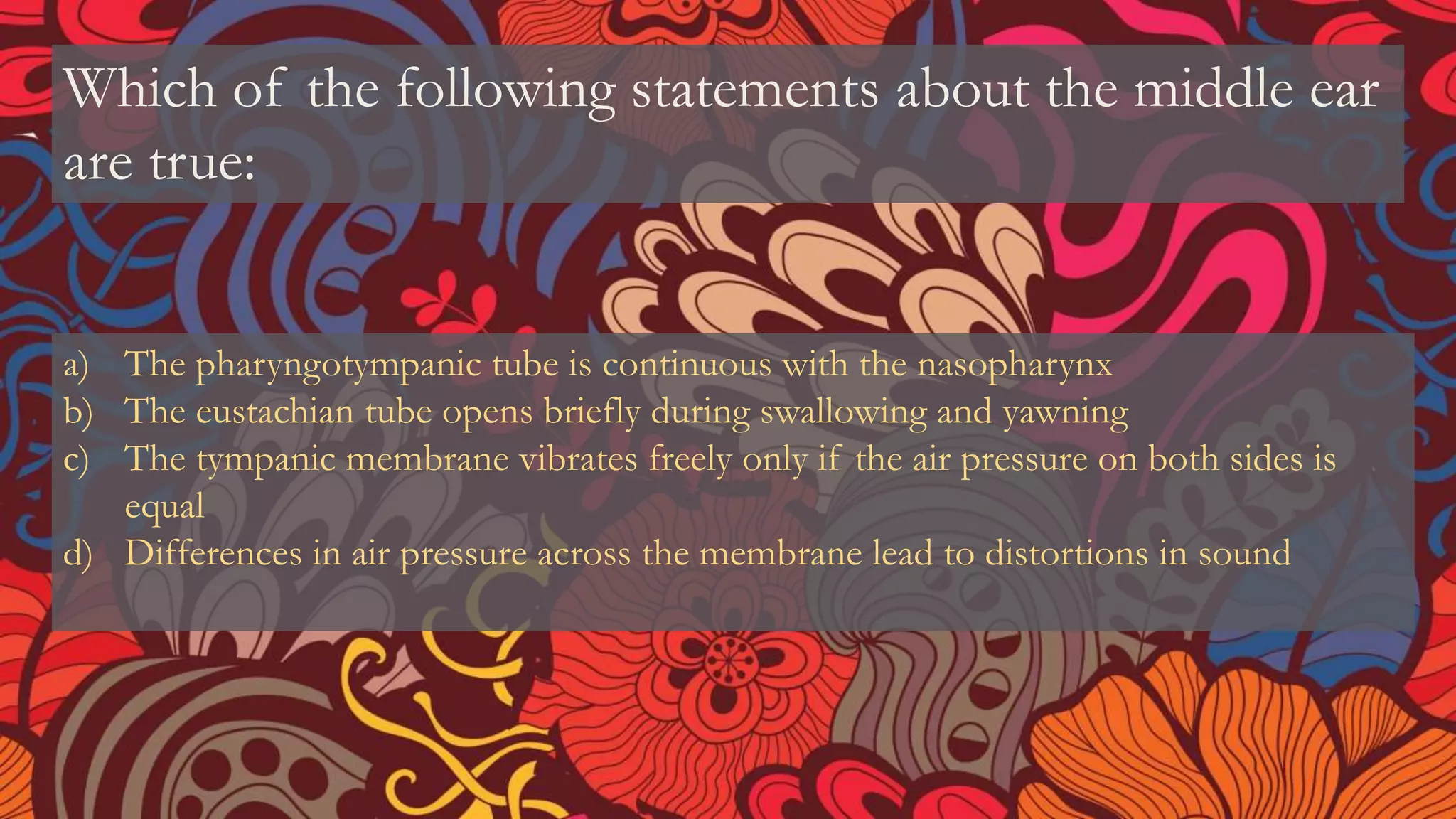 Hearing & the Ear | PPTX